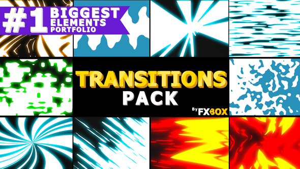 Dynamic Elemental Transitions, Motion Graphics | VideoHive
